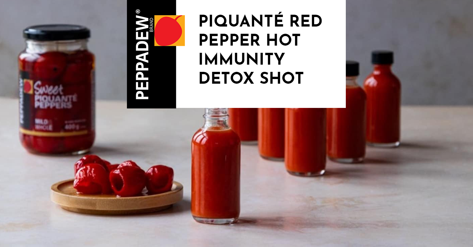 Piquanté Red Pepper Immunity Detox Shot | PEPPADEW® UK