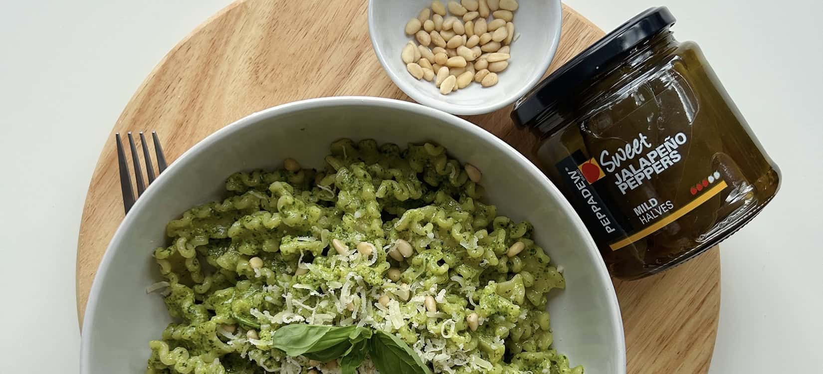 Jalapeño and Basil Pesto Pasta | PEPPADEW® UK